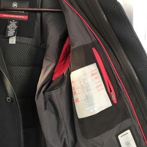 Victorinox | Jackets & Coats | Victorinox Swiss Army Black Wool Nylon ...